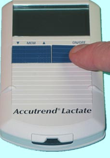 Veterinary Accutrend Lactate Instructions
